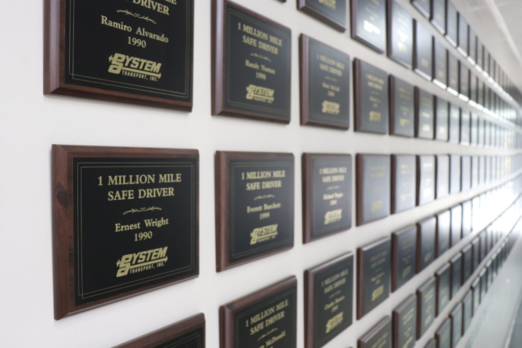 2019 Million Mile Safe Drivers Awards | System Transport